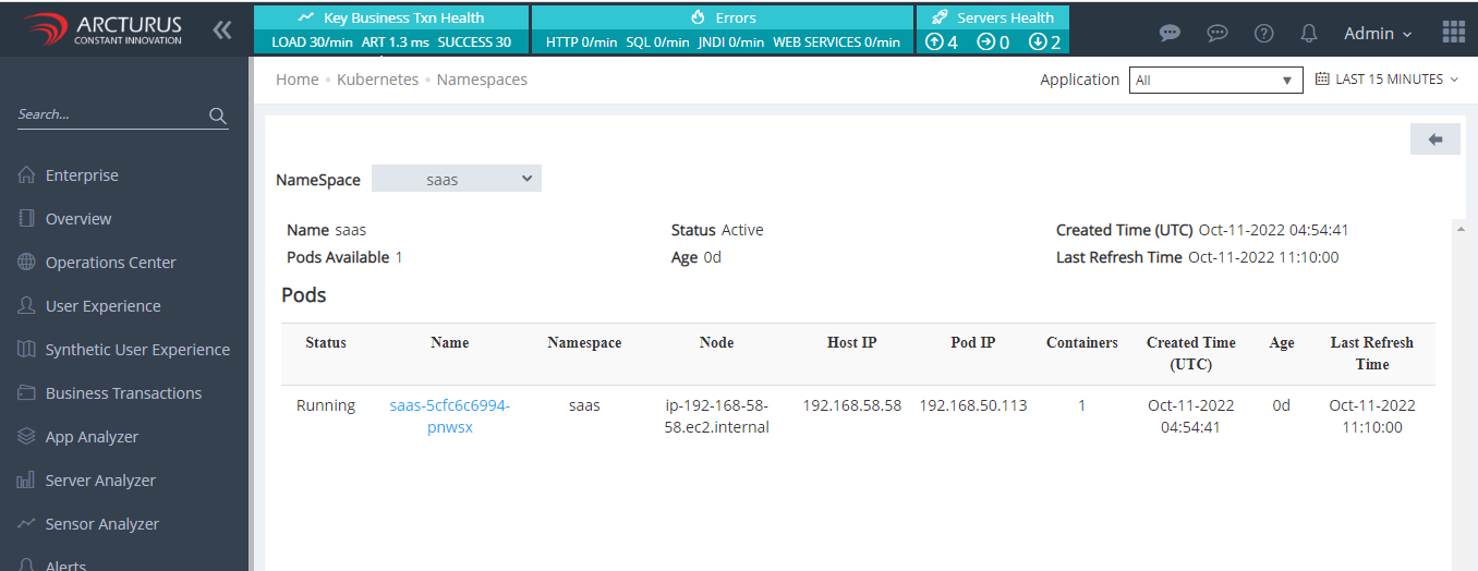 Kubernetes Monitoring – Arcturus Technologies, Inc.